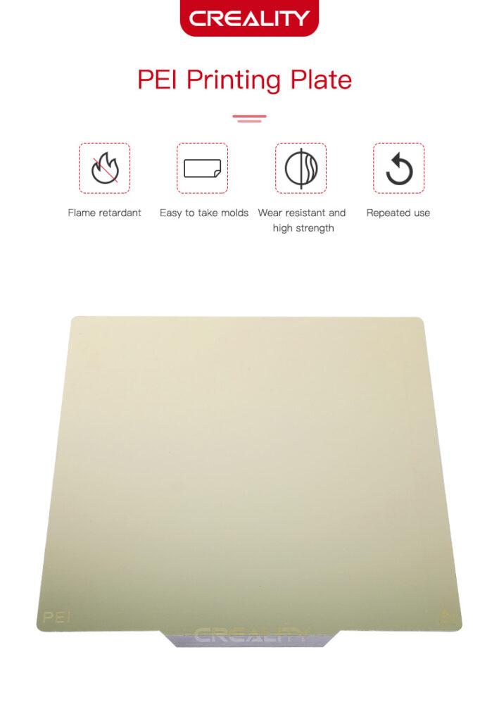 Creality PEI Printing Plate - Glossy - 235x235mm - DC 3D Printers