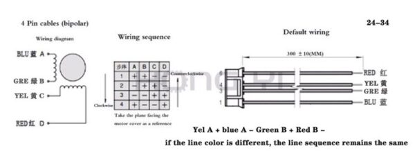 Hanpose Stepper Motor - 17HS6401 - DC 3D Printers